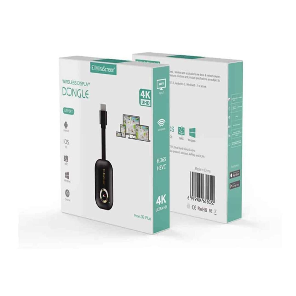 MiraScreen G9 Plus 5G 4K Wireless HDMI Adapter - Bdonix