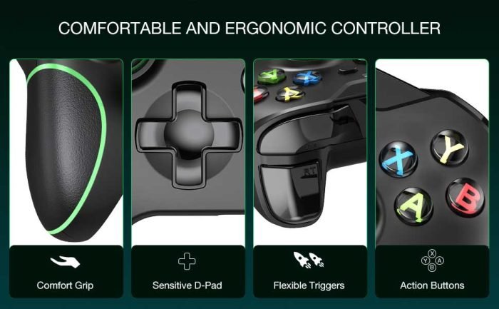 Xbox One Wired Controller - USB Gaming Controller for PC - Bdonix