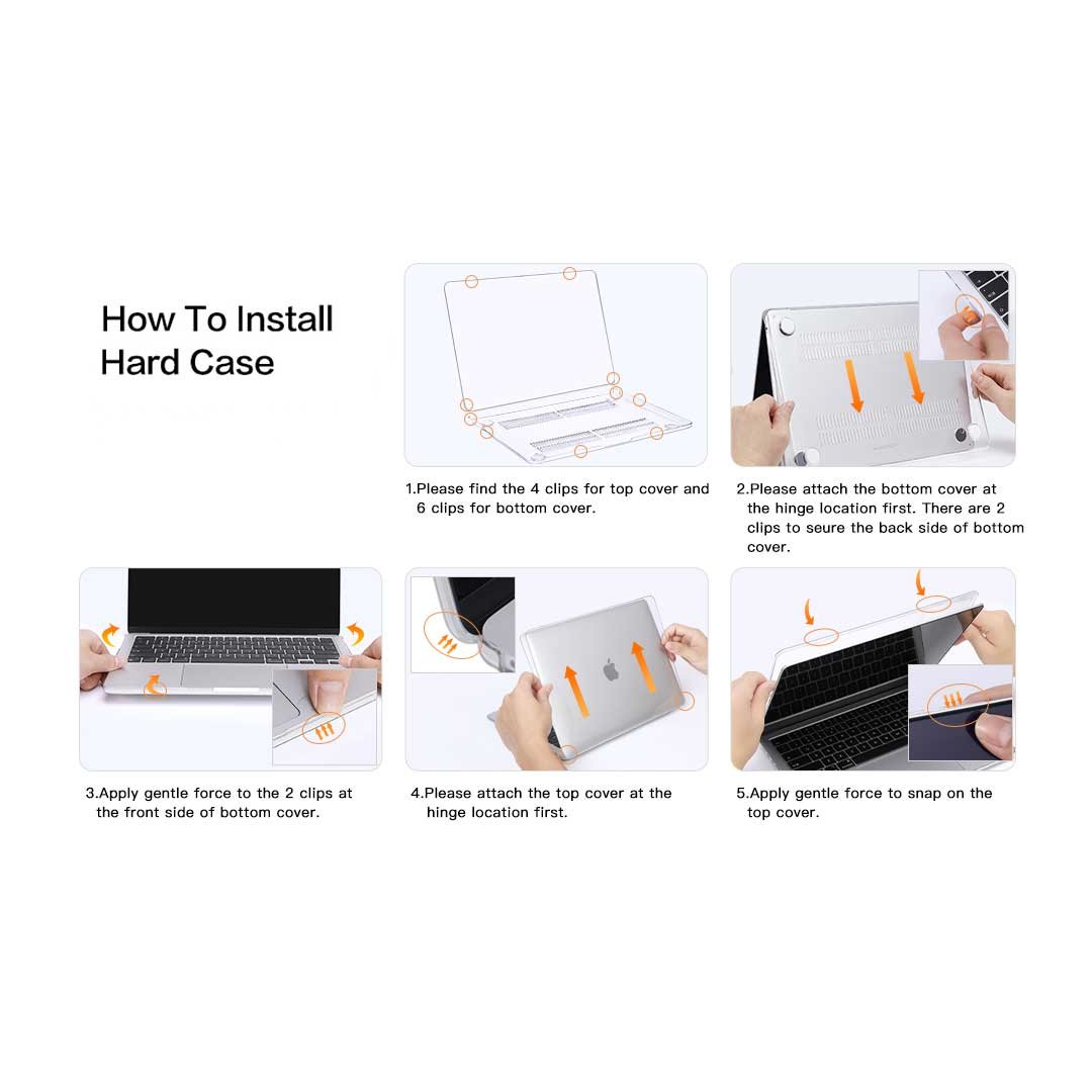 Best Macbook Air M3 A3113 Hard Shell Case 13.6 Inch 2024 (Release)