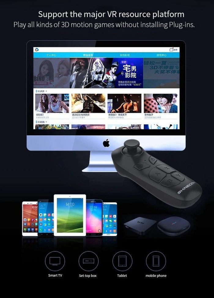 Buy VR Shinecon Wireless Remote Control SC-B03 At Amazing Price