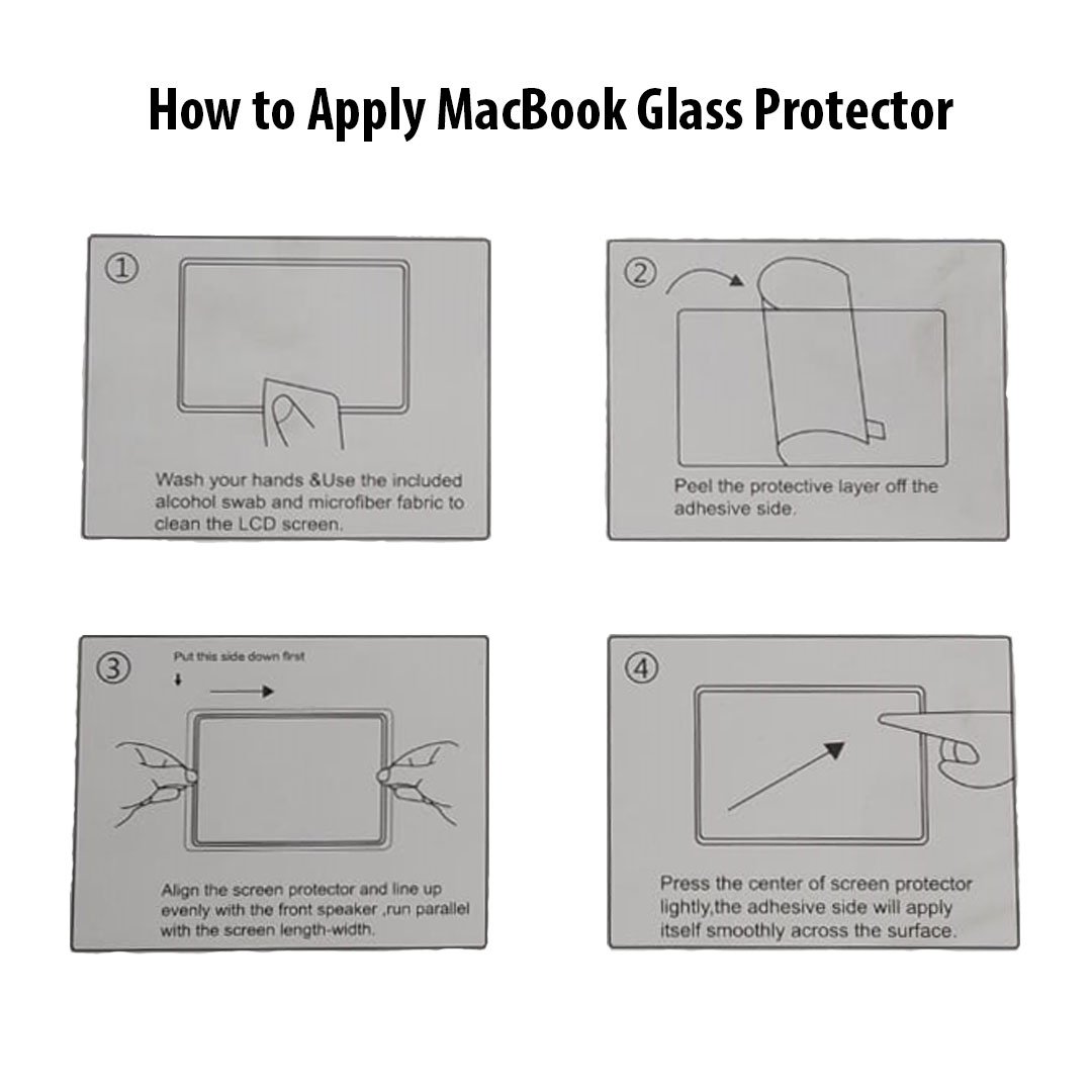MacBook Pro M3 14 Inch Glass Screen Protector | Superior Tempered Glass